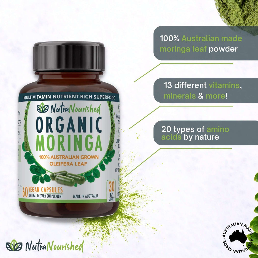Organic Moringa Capsules For Sale Australia | Moringa Products ...